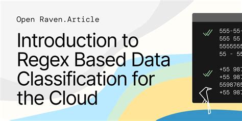 Introduction To Regex Based Data Classification For The Cloud Open Raven