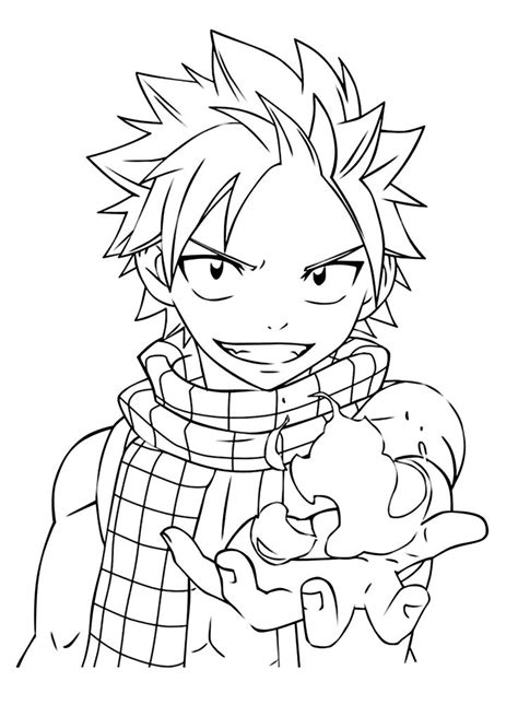 30 Natsu Dragneel Coloring Pages Free Printable Pdf And Online