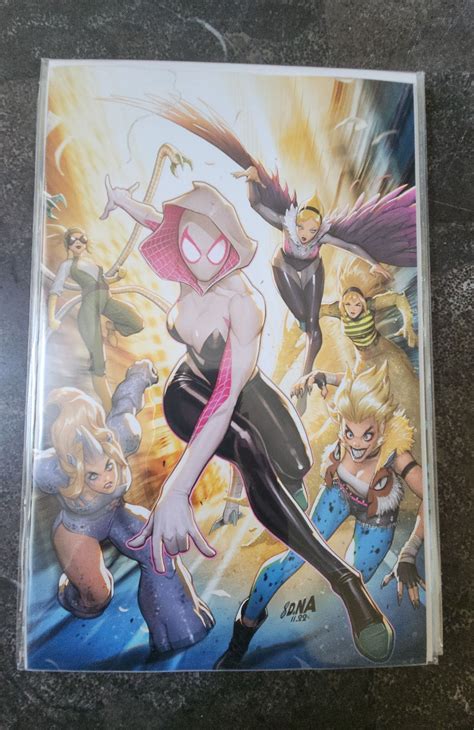 Spider Gwen Shadow Clones 2 Comic Kingdom Virgin Variant Comic