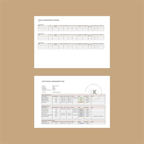 Event Project Management Template Bundle Event Kit Award Winning Event Agency