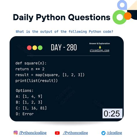 Python Coding Python Coding Challenge Day 280 What Is The Output