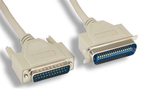 Kentek 25 Feet Ft Ieee 1284 Db25 To Cn36 Parallel Serial