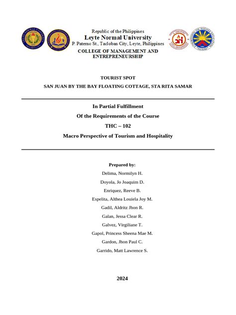 Macro Final Output 1 Pdf