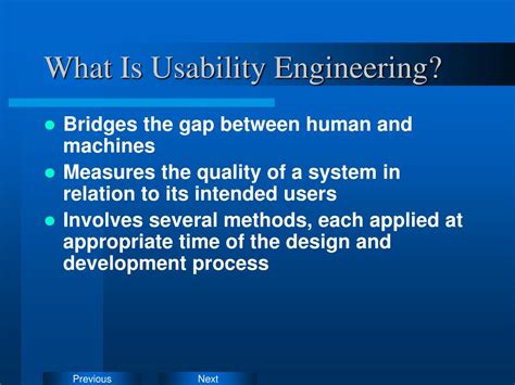 PPT Usability Engineering PowerPoint Presentation Free Download ID