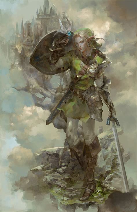 Legend Of Zelda Link Fan Art Created By
