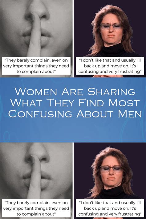 Women Are Sharing What They Find Most Confusing About Men Artofit