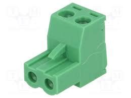 2 WAY PLUGGABLE TERMINAL BLOCK 5MM FEMALE Videotronics E Store