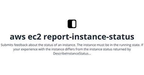 Aws Ec2 Report Instance Status Fig