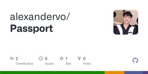 Github Alexandervopassport