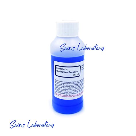 Benedict Reagent Larutan Benedict Solutions Reagent 250 Ml Gula Pereduksi Uji Makanan Lazada