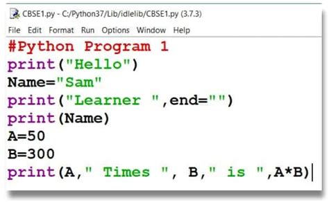 Introduction To Python Class 9 Notes Cbse Skill Education