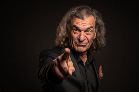 Premium Photo A Man In A Suit Pointing At The Camera