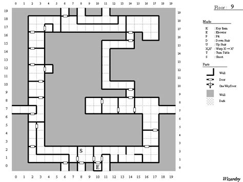 Wizardry Fan Page By Snafaru Proving Grounds Of The Mad Overlord Maps