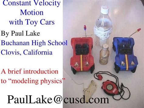 PPT Constant Velocity Motion With Toy Cars PowerPoint Presentation Free Download ID