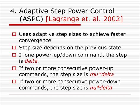 Ppt Performance Analysis Of Downlink Power Control Algorithms For