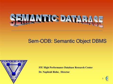 Ppt Sem Odb Semantic Object Dbms Powerpoint Presentation Free Download Id3318665