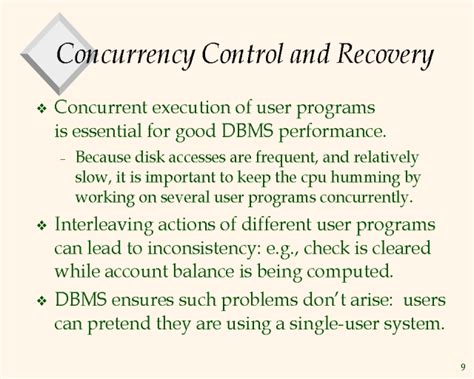 Concurrency Control And Recovery