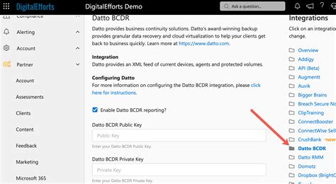 Integrating Datto Bcdr Formerly Datto Backup Cloudradial