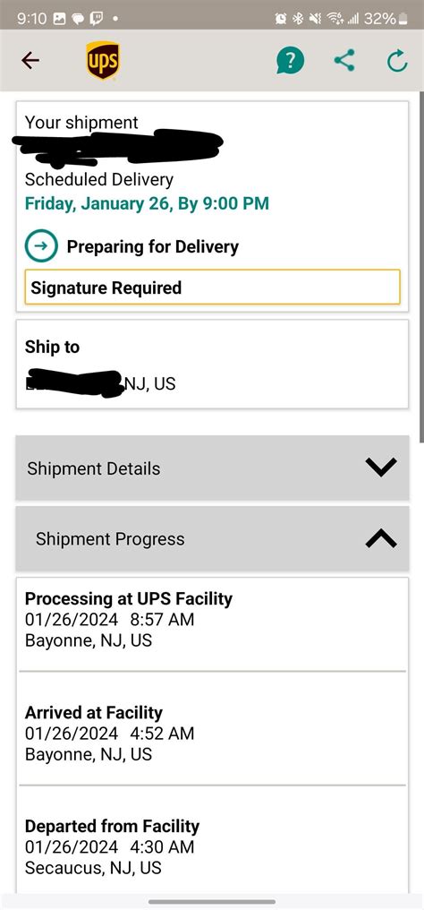 Ups Processing At Facility Rups