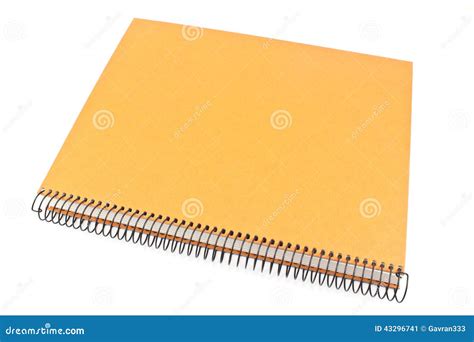 Spiral Notebook Stock Image Image Of Homework Objects 43296741