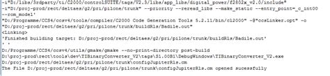 Enable Print Out Of Post Build Steps Code Composer Studio Forum