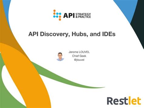 Api Strategy And Practice Api Discovery Hubs And Ides Pdf
