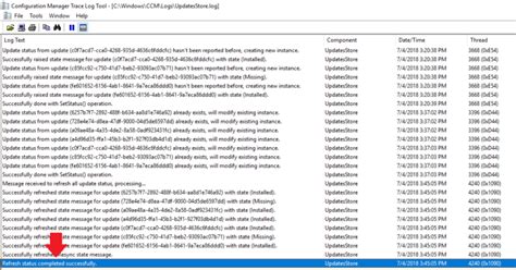 Solved SCCM Failed To Refresh Resync State Message Error X D In UpdatesStore Log The