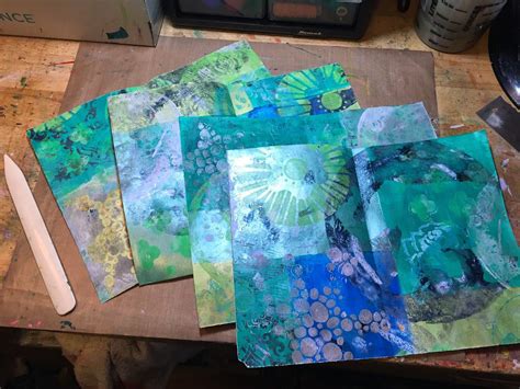 Make A Gelli Printed Mini Art Journal Mixed Media Art Journaling Gelli Printing Art Mini Art