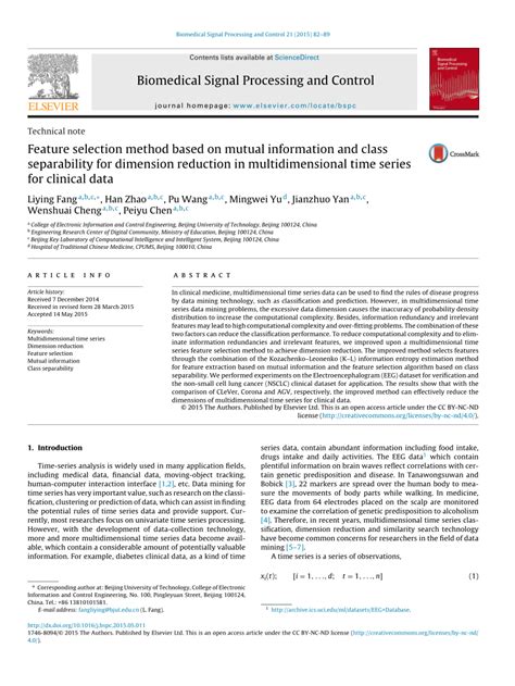 pdf feature selection method based on mutual information and class