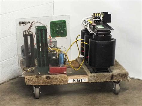 Varian 9000 Vdc Hv Transformer Klystron Earth Station Transmitter Power Supply