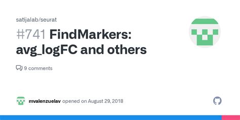 findmarkers avg logfc and others · issue 741 · satijalab seurat · github