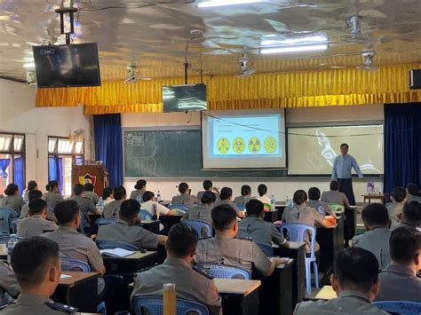 ဓာတု၊ ဇီဝ၊ ရေဒီယိုသတ္တိကြွရောင်ခြည်နှင့် နျူကလီးယားပစ္စည်းဆိုင်ရာ မိတ်ဆက်သင်ခန်းစာ သင်ကြားပို့ခ