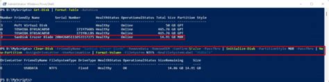 The Powershell Storage Module Initialize Partition Format Check