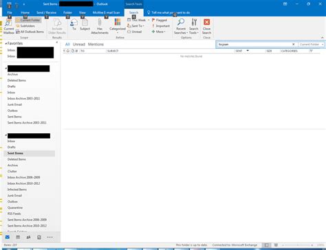 Outlook Does Not Search Mail Using From To Even When I Know Microsoft Community