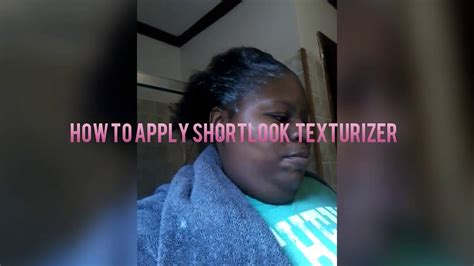 How To Apply Short Looks Texturizer Youtube
