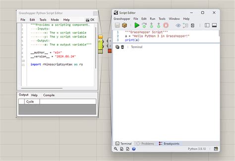 Wish New Script Editor Window Resizing Grasshopper Developer Mcneel Forum