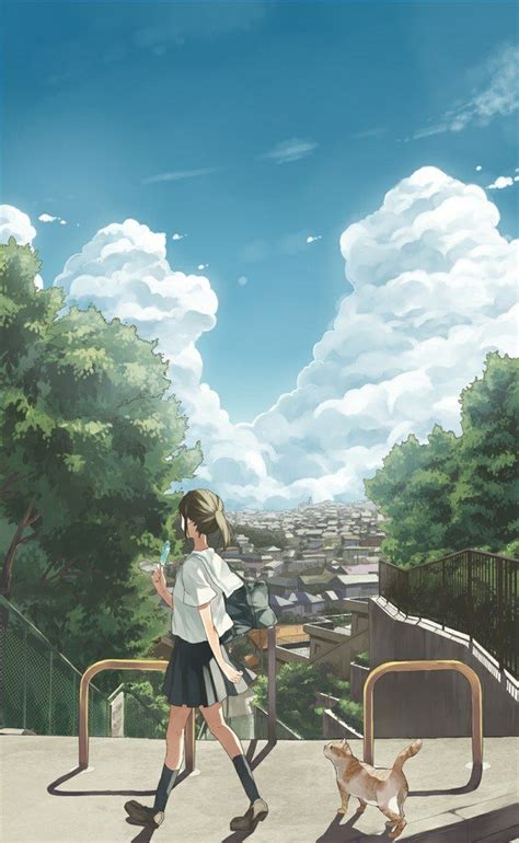 Animekawaii Paisaje Asiático Arte De Sueños Obras De Arte En Japón