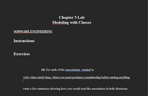 Solved Chapter 5 Lab Modeling With Classes Software