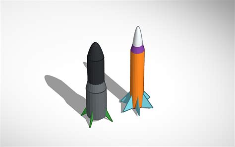 3d Design Rocket Design V2 Estes C6 5 Tinkercad