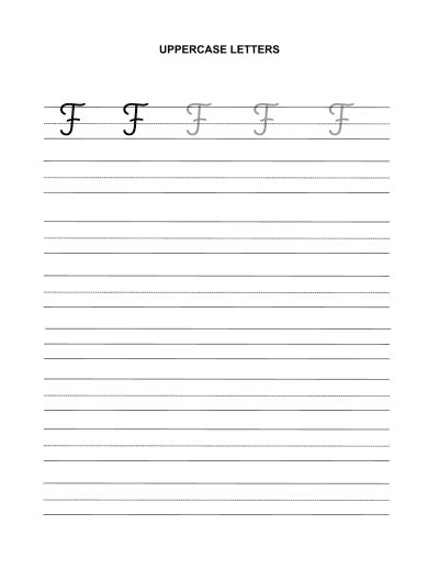 How To Write A Cursive F Free Printable 24hourfamily Com