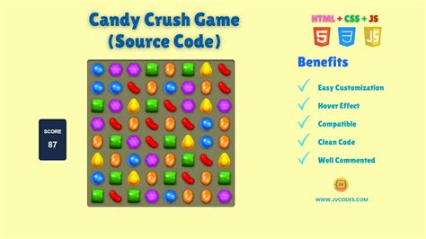 How To Create A Candy Crush Game Using Html Css And Javascript Free