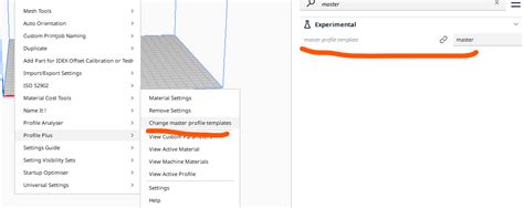 Master Profile Templates For Custom Profiles To Reference · Issue 12401 · Ultimakercura · Github