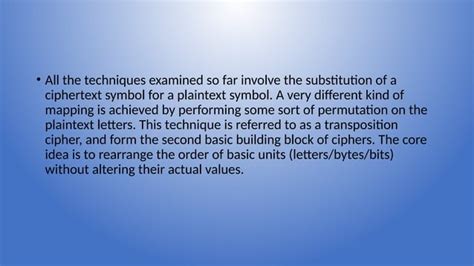 Informationandnetworksecurity16transpositionciphers 210723152730pptx