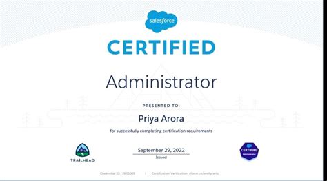 Priya Arora On Linkedin Salesforce Salesforcecertified Salesforceadmin Trailblazer