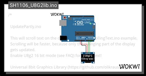 Sh1106o Kilroy Was Here Wokwi Esp32 Stm32 Arduino Simulator
