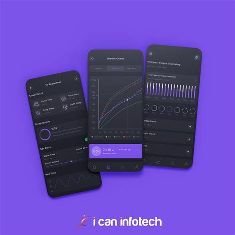 Sleep Tracking App UI Design Application UI Design Behance