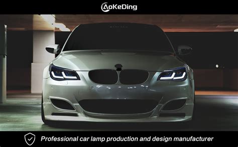 Aokeding Headlights For Bmw 5 Series E60 Models 2003 2006