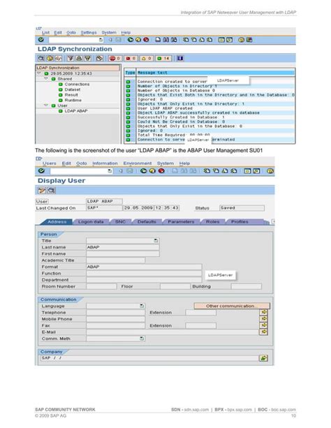 Ldap Sync With Saprfc Pdf