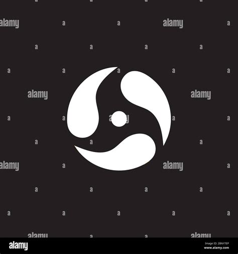 Circle Curves Water Rotation Logo Vector Stock Vector Image And Art Alamy
