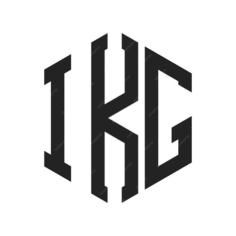 Premium Vector Ikg Logo Design Initial Letter Ikg Monogram Logo Using